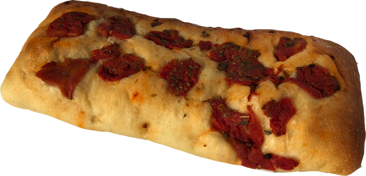 Roll Rectangle Focaccia Tomato